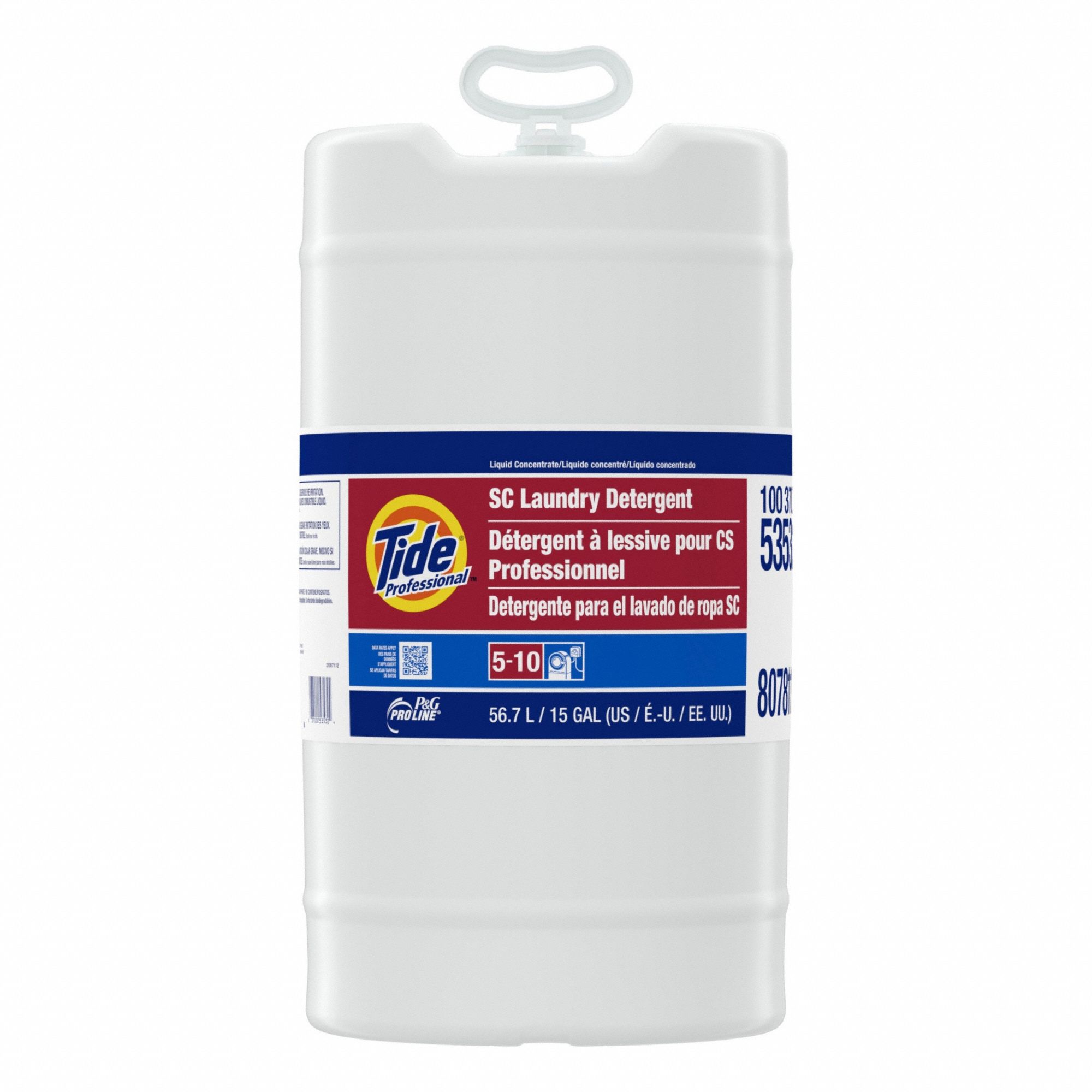 TIDE, Bucket, 15 gal, Laundry Detergent - 400CJ9|53532 - Grainger