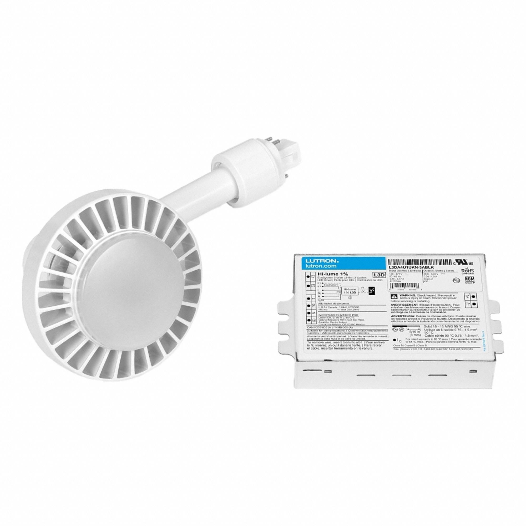 LUTRON, Hi-Lume 3-Wire, CA, LED Kit - 834DE3|3LDPCA-1K40-1 - Grainger