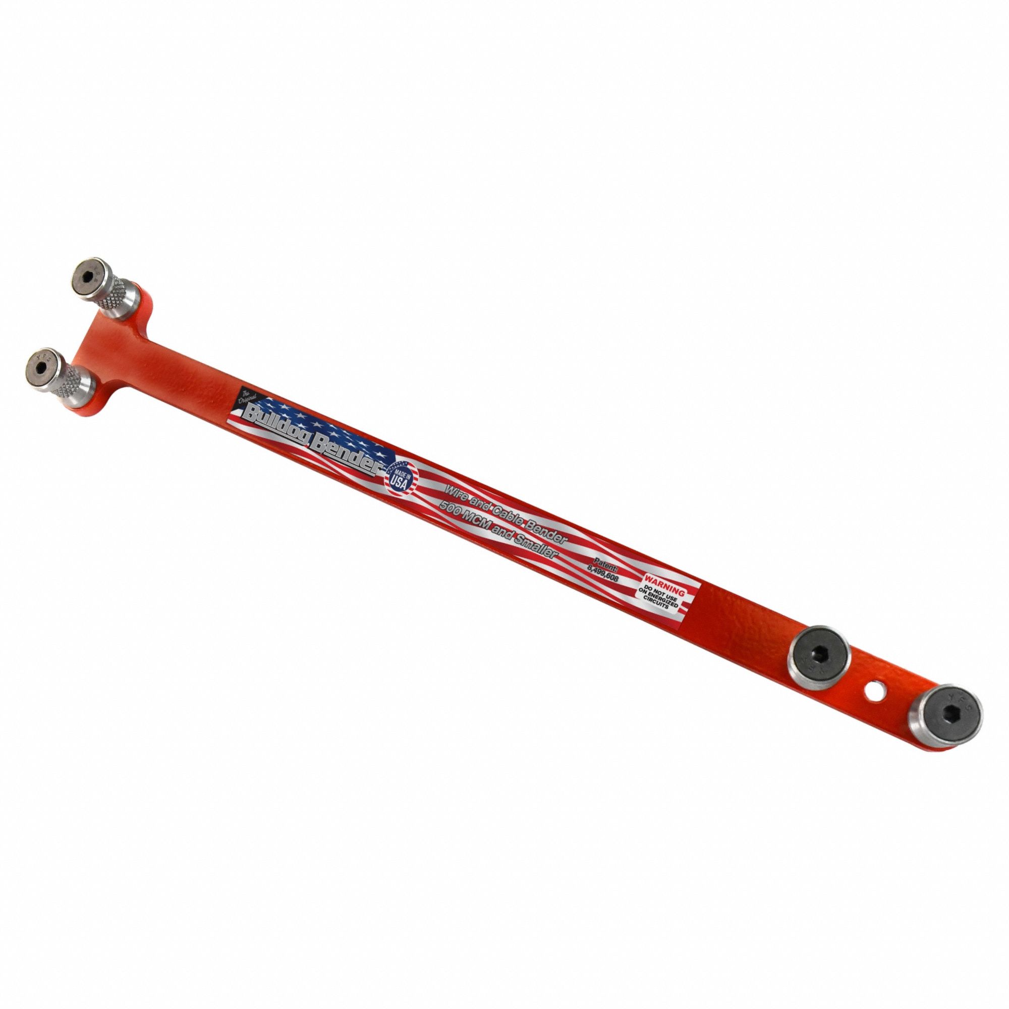 BULLDOG BENDER, 18 in Handle Lg, Aluminum/Steel, Cable Bender - 822CY2 ...