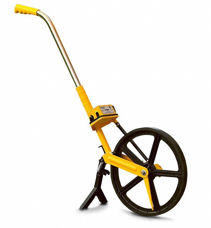 TRUMETER, 99,999 ft Range, Fixed Handle Handle, Measuring Wheel ...