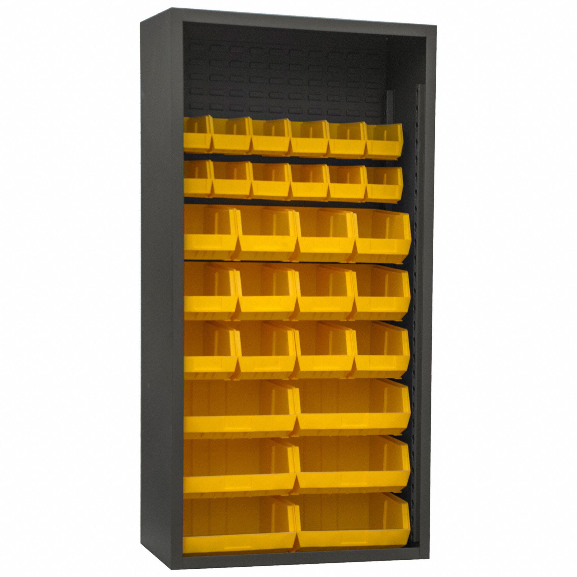 DURHAM MFG, 36 in x 18 in x 72 in, 1 Sided, Bin Cabinet - 36FA58|5003 ...