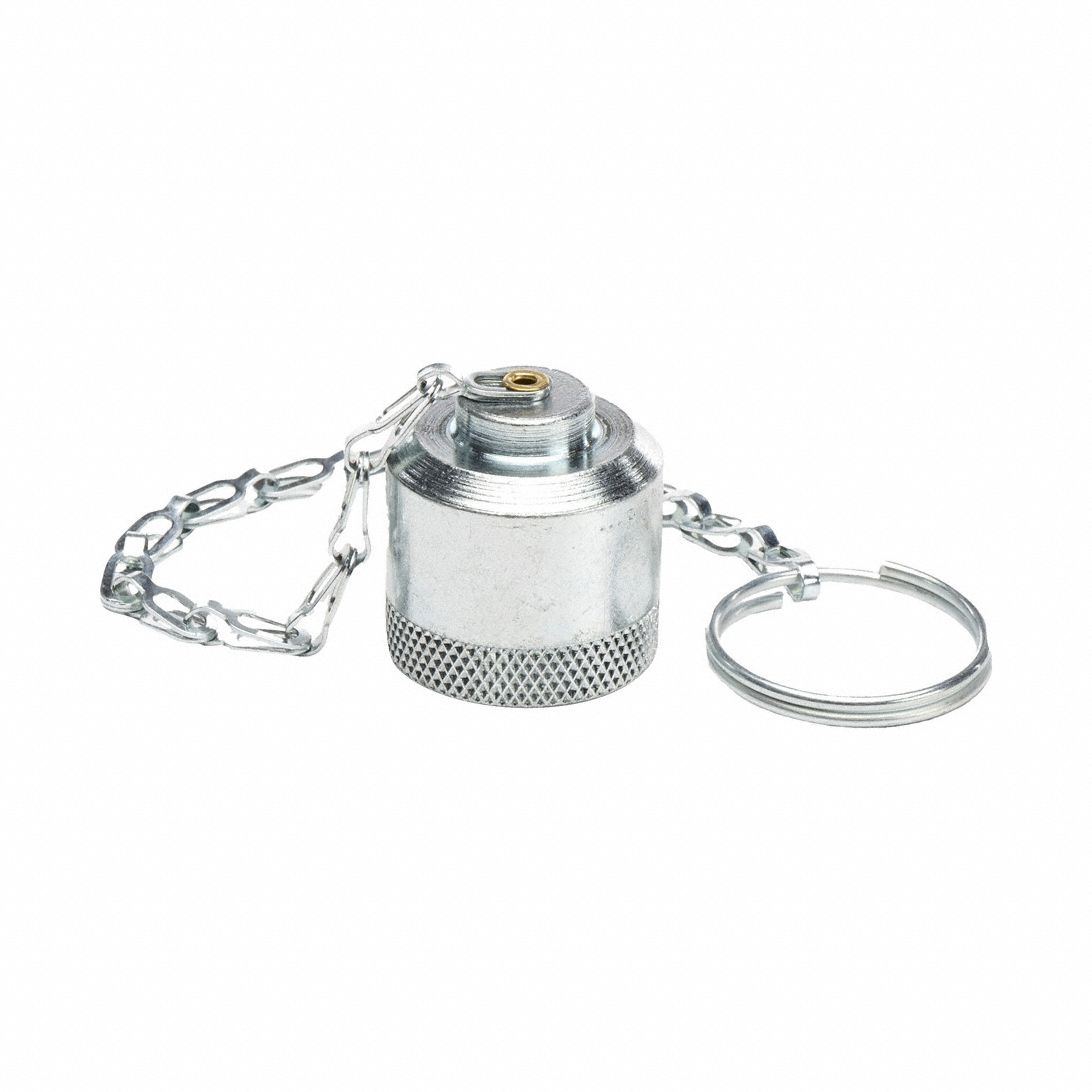 Steel, 1/2 in Fitting Size, Dust Cap - 878EW0|5009-4 - Grainger