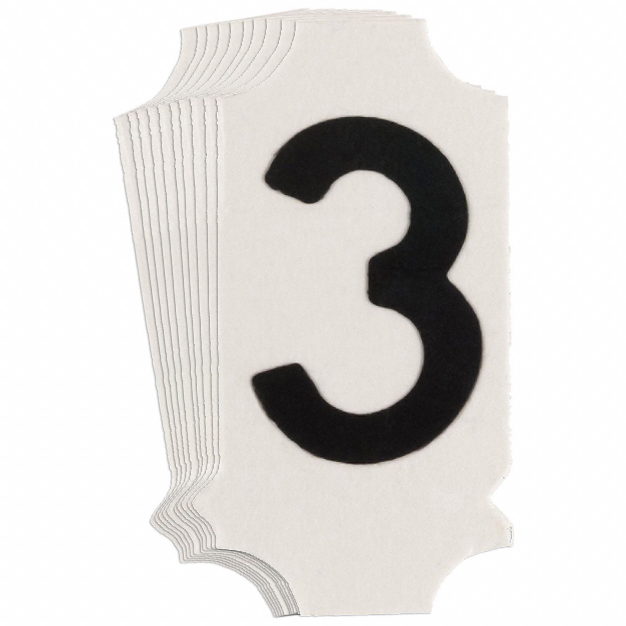 1 in Character Ht, Indoor/Outdoor, Numbers and Letters Labels - 800N02 ...