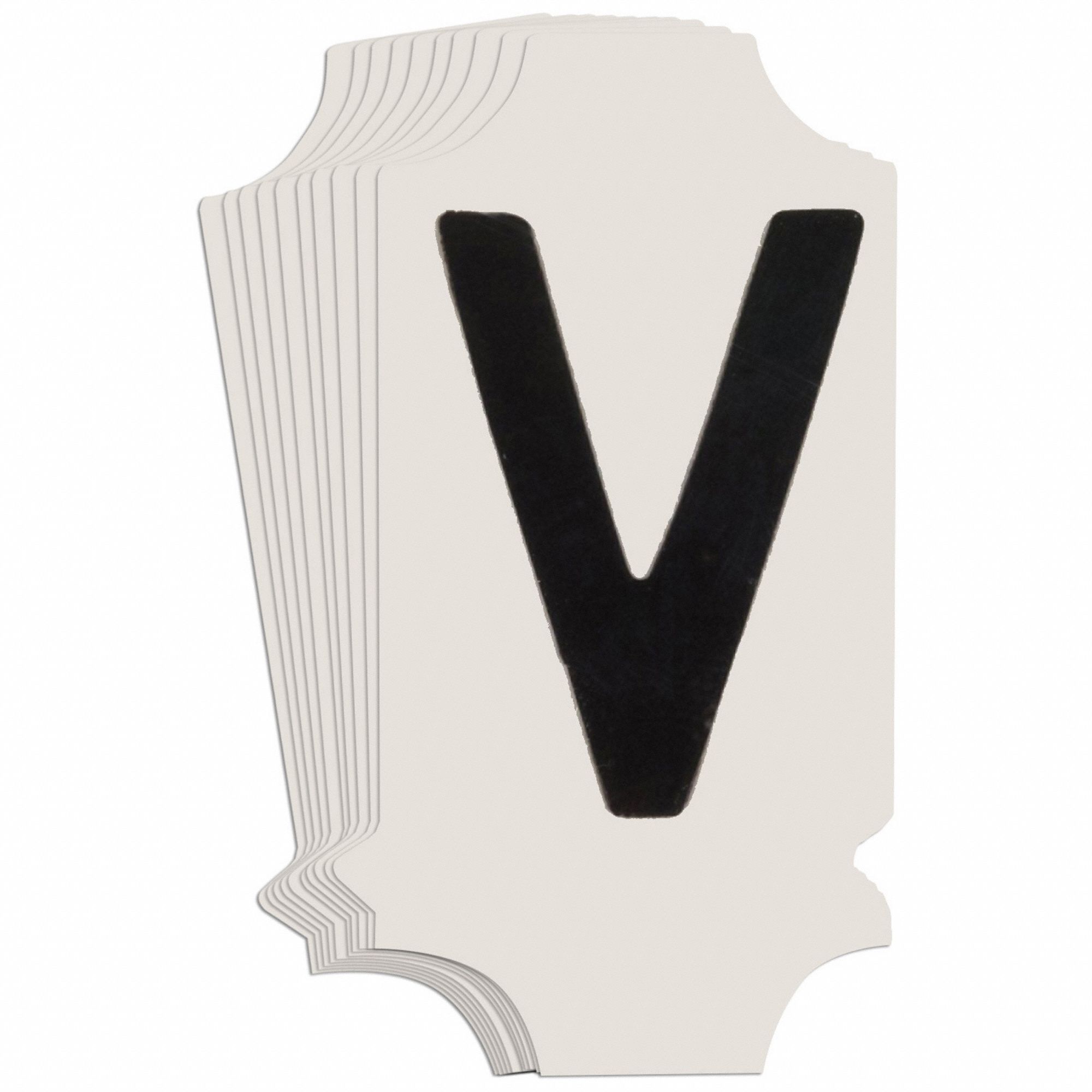 1 in Character Ht, Indoor/Outdoor, Numbers and Letters Labels - 800N32 ...