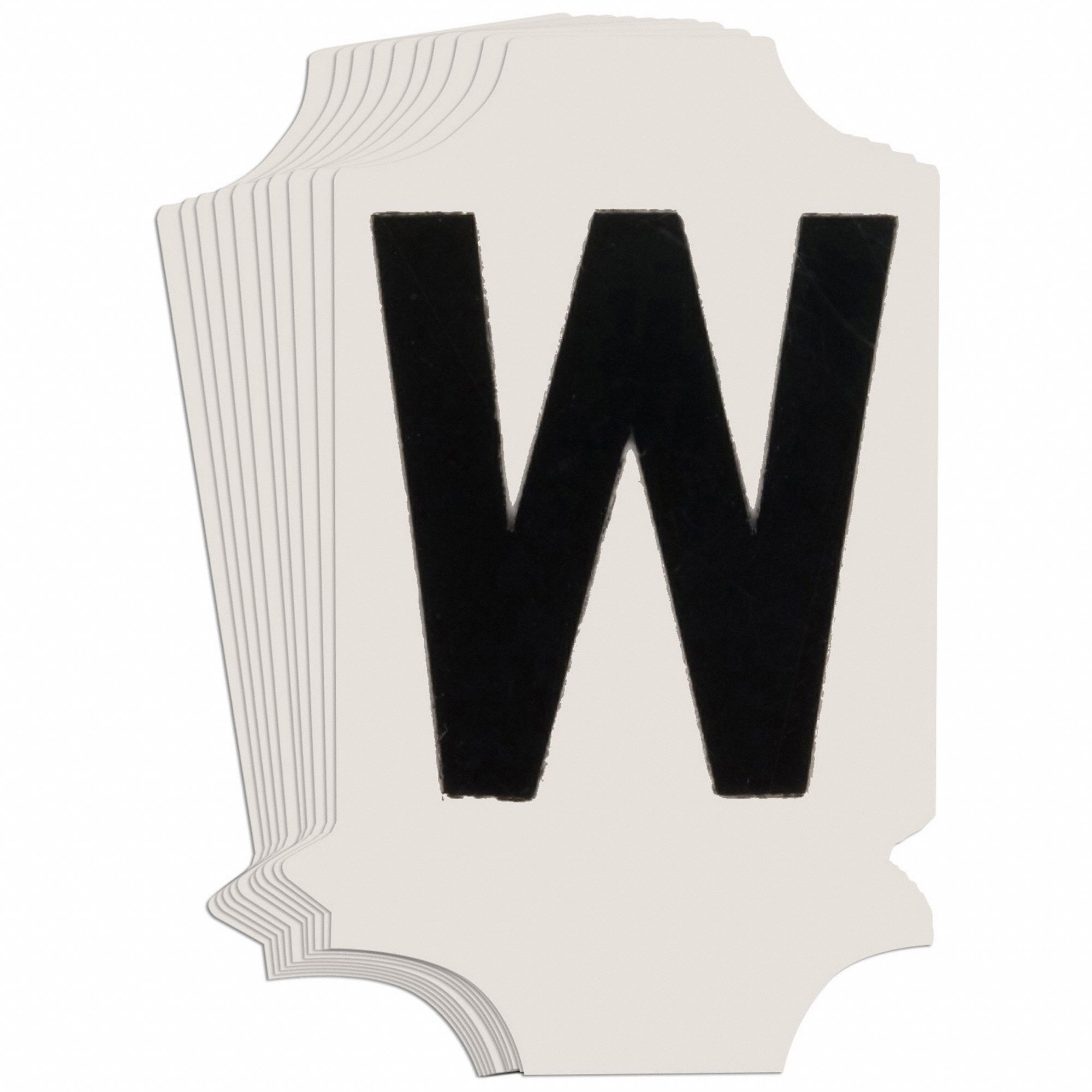 1 in Character Ht, Indoor/Outdoor, Numbers and Letters Labels - 800N33 ...