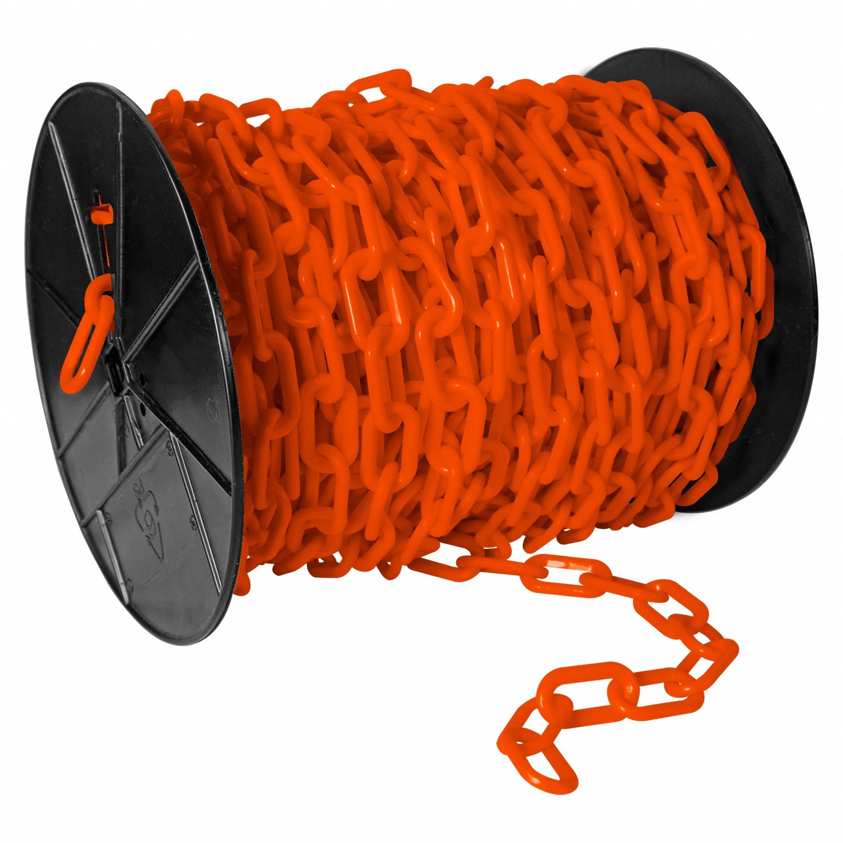 125 ft Lg, Orange, Plastic Chain - 33HG08|50112 - Grainger