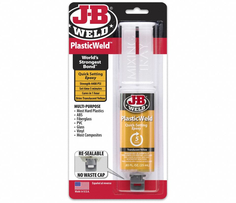 J-B WELD 25mL, Vida de Trabajo: 5 min., EA1 - 39F869 | 50132 - Grainger ...
