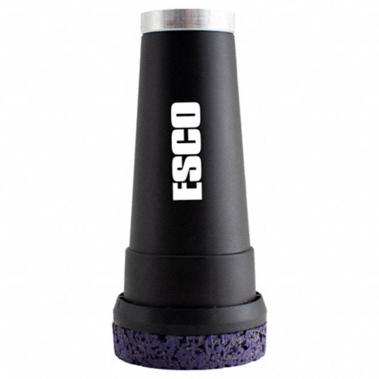 ESCO/EQUIPMENT SUPPLY CO, Brush Head, 1/4 in Bristle Lg, Hub/Stud ...