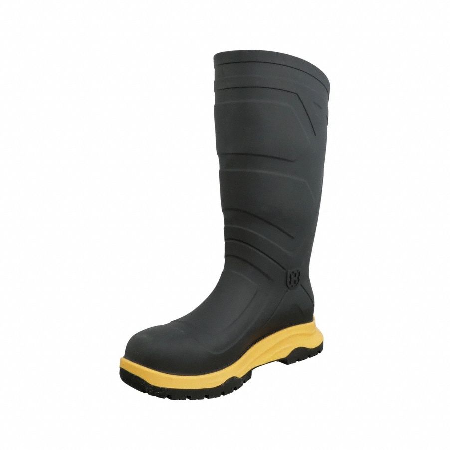 Thermoplastic Elastomer/Vulcanized Rubber, Black/Yellow, Rubber Boot ...