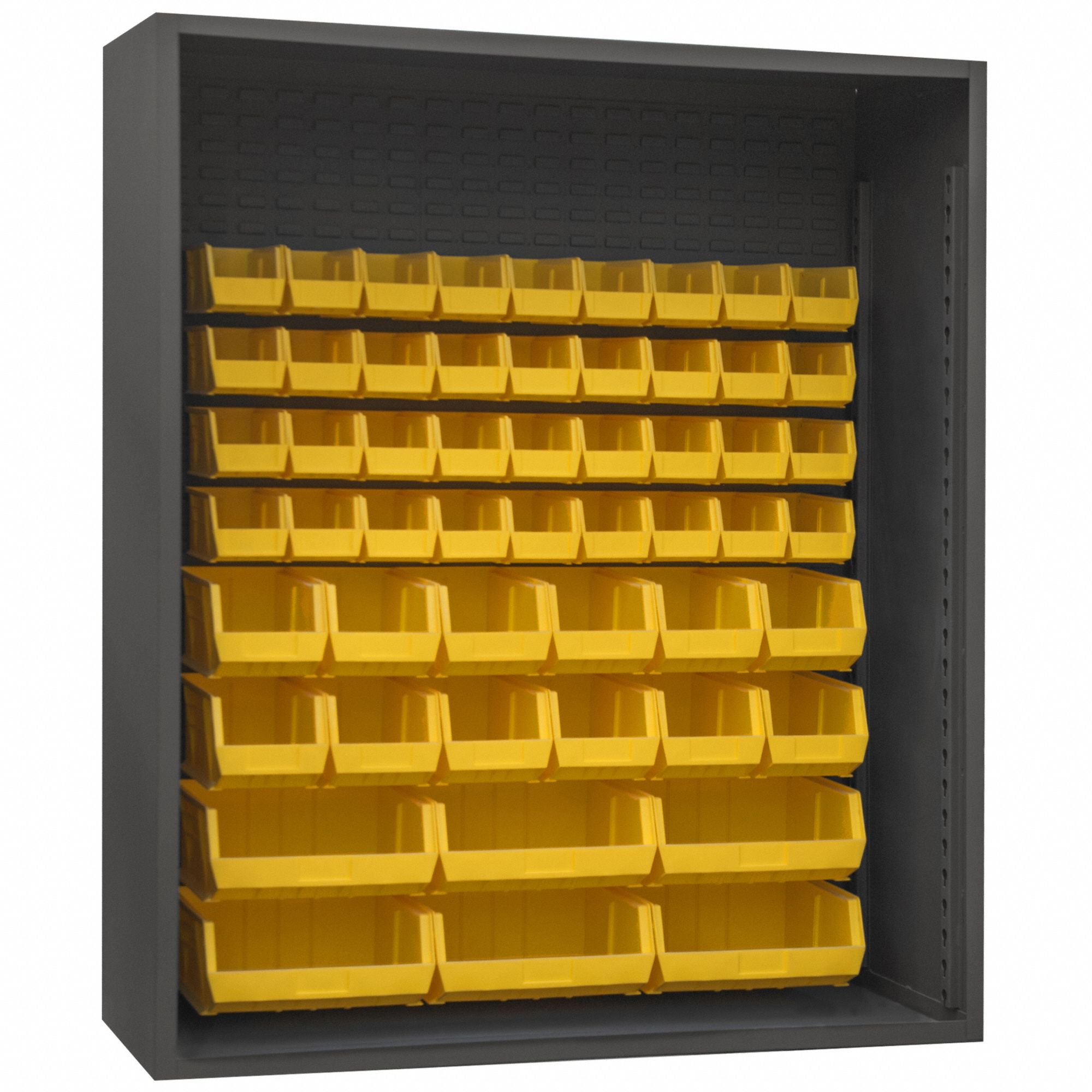 DURHAM MFG, 60 in x 24 in x 72 in, 1 Sided, Bin Cabinet - 36FA82|5019 ...