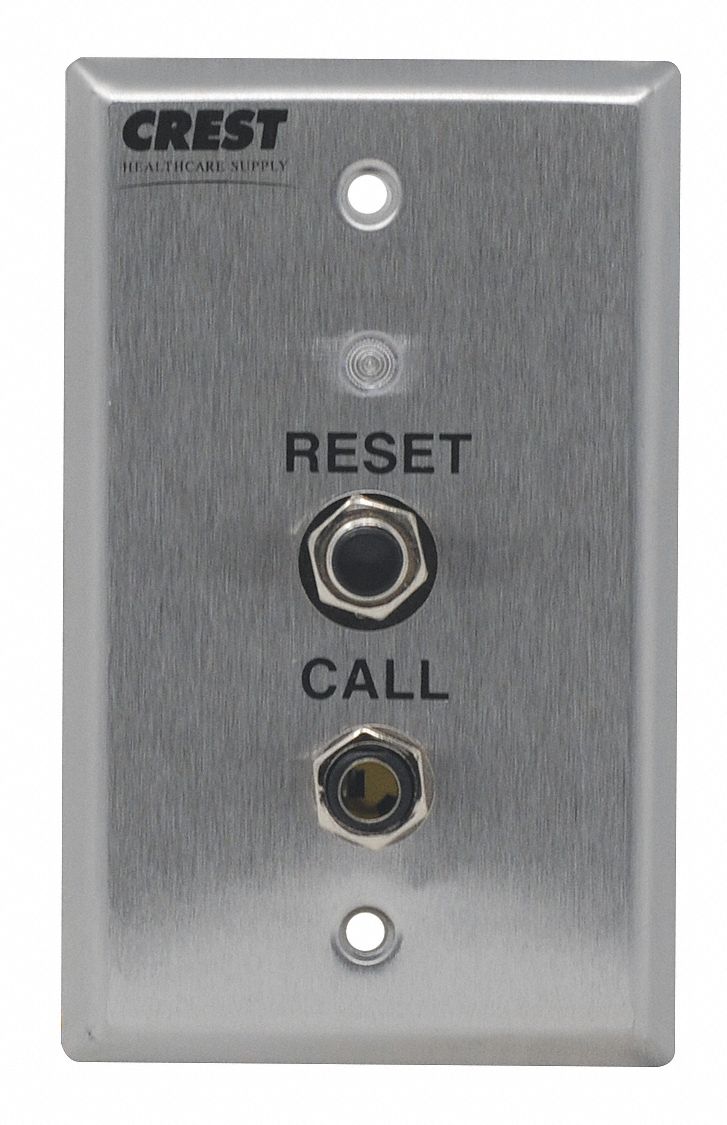CREST HEALTHCARE SUPPLY, Compatible with Nurse Call System, 2 3/4 in ...