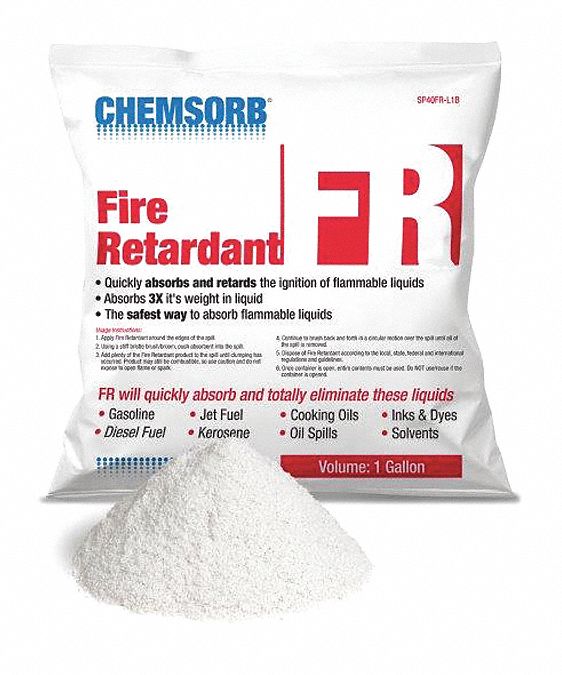 CHEMSORB, 0 gal Volume Absorbed per Pkg., 3 lb Wt, Flammable Liquid ...