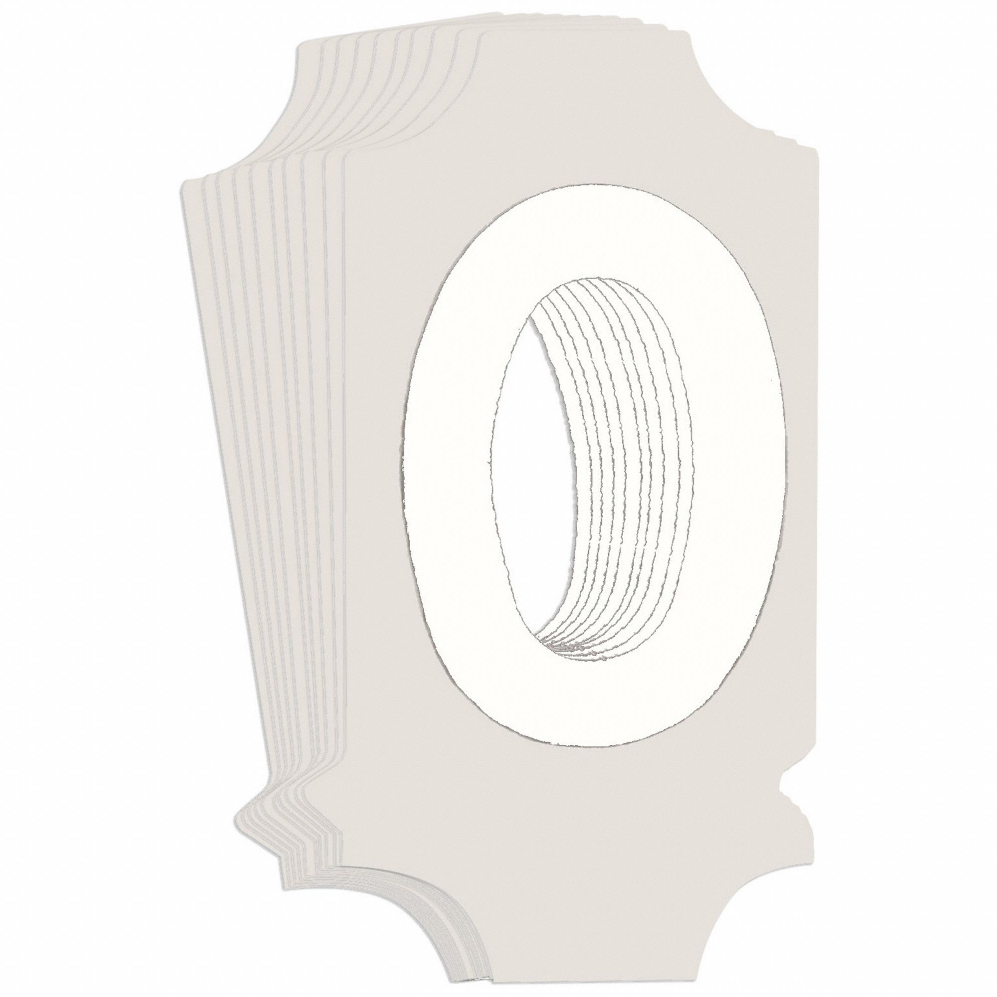 1 in Character Ht, Indoor/Outdoor, Numbers and Letters Labels - 800N37 ...