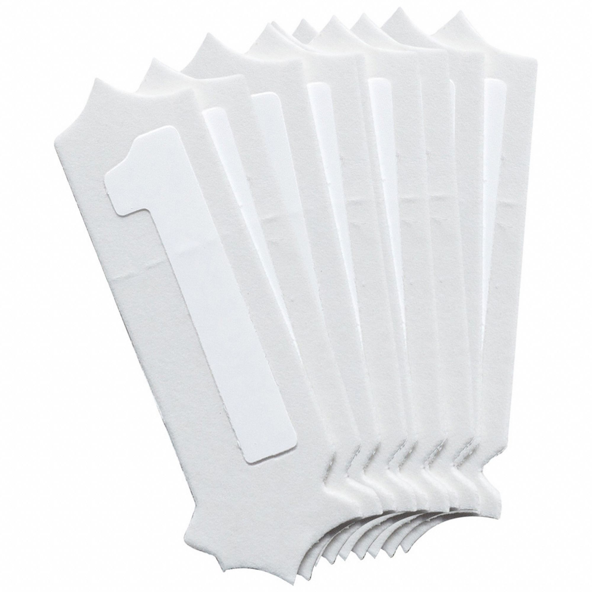 1 in Character Ht, Indoor/Outdoor, Numbers and Letters Labels - 800P56 ...