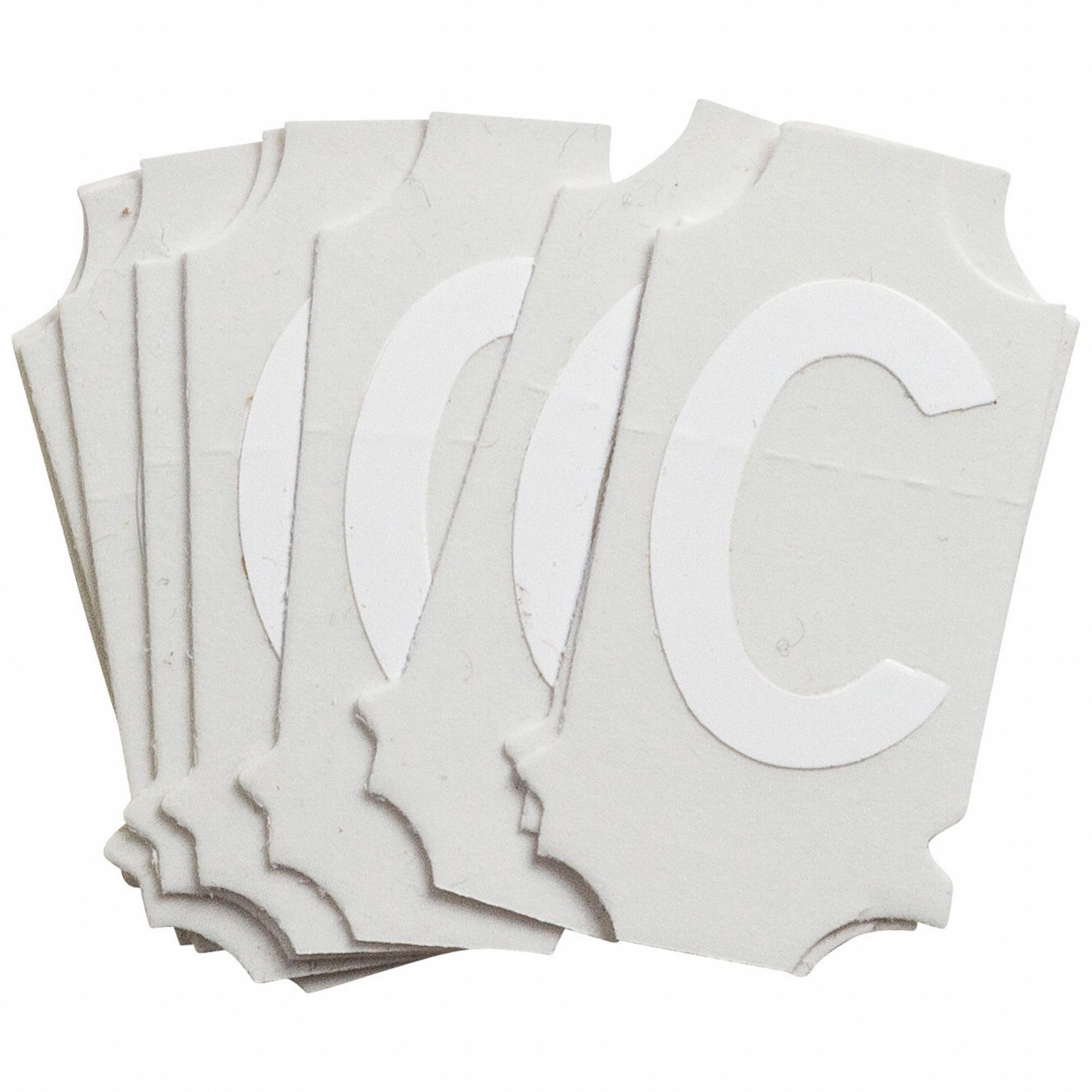 1 in Character Ht, Indoor/Outdoor, Numbers and Letters Labels - 800P57 ...