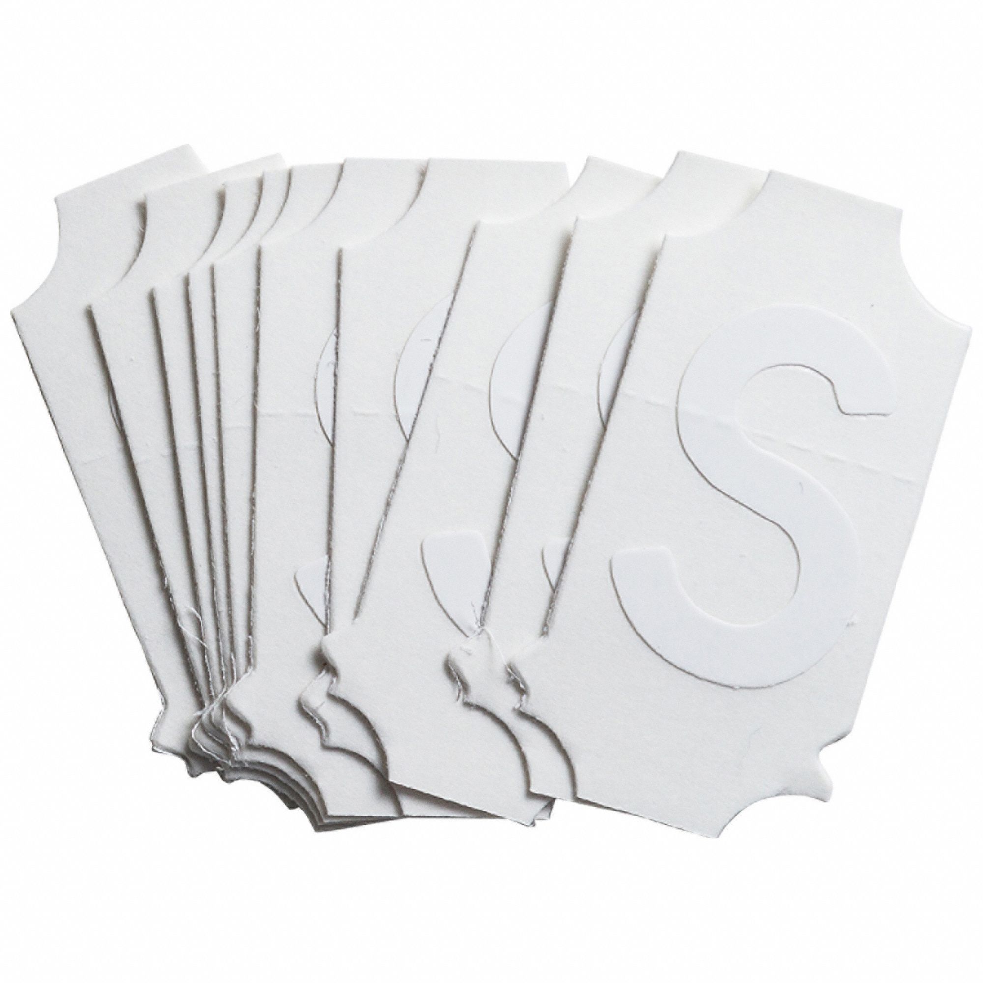 1 in Character Ht, Indoor/Outdoor, Numbers and Letters Labels - 800N61 ...