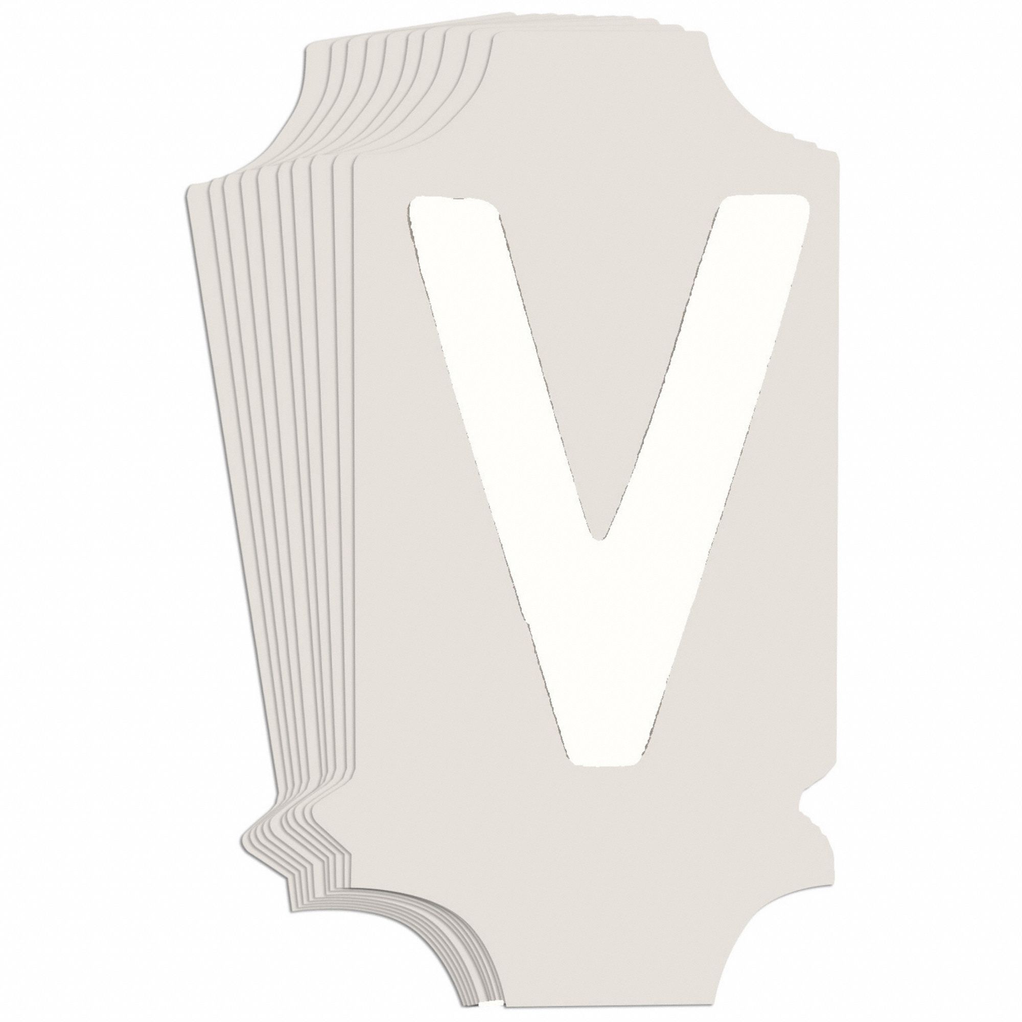 1 in Character Ht, Indoor/Outdoor, Numbers and Letters Labels - 800N64 ...