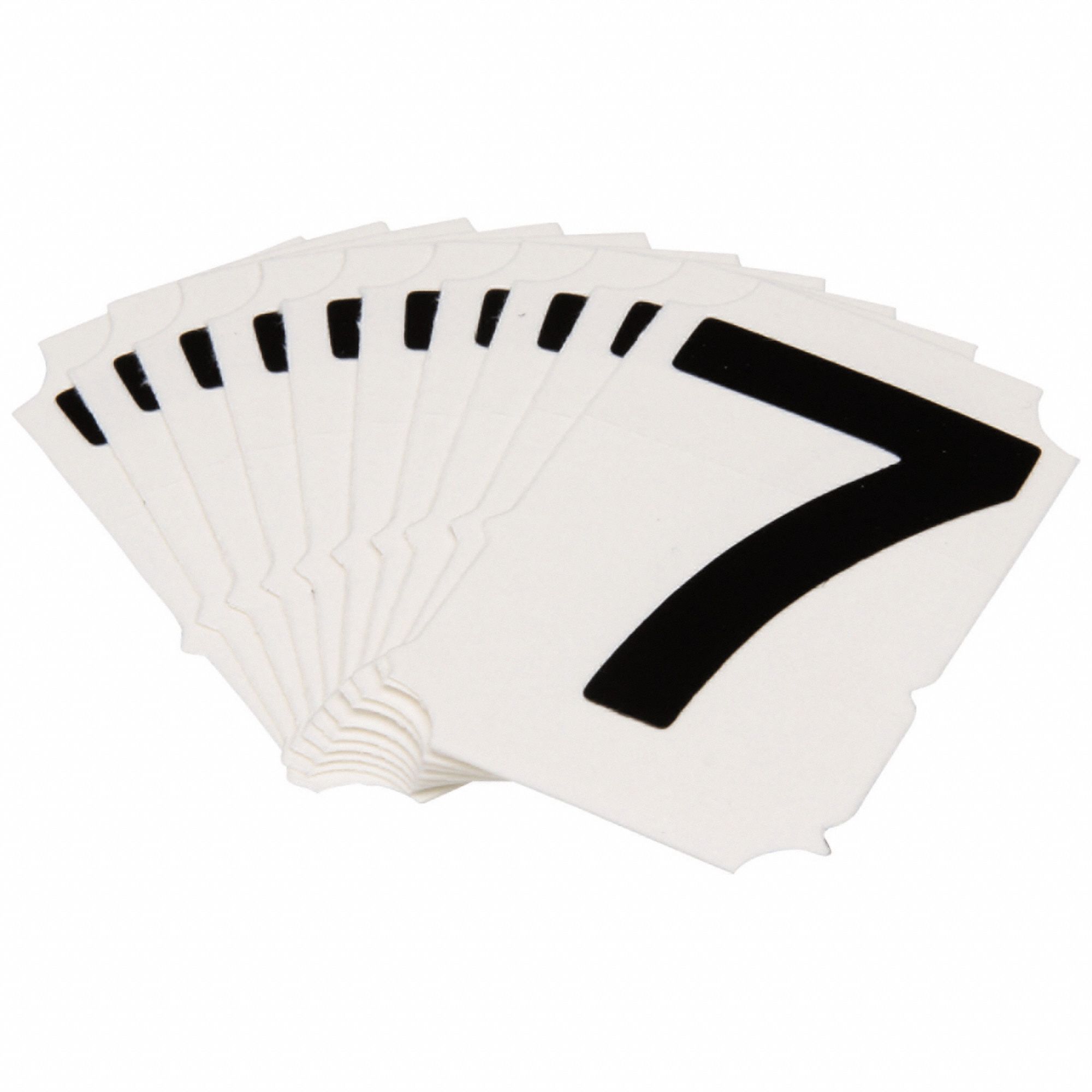 2 in Character Ht, Indoor/Outdoor, Numbers and Letters Labels - 800N77 ...