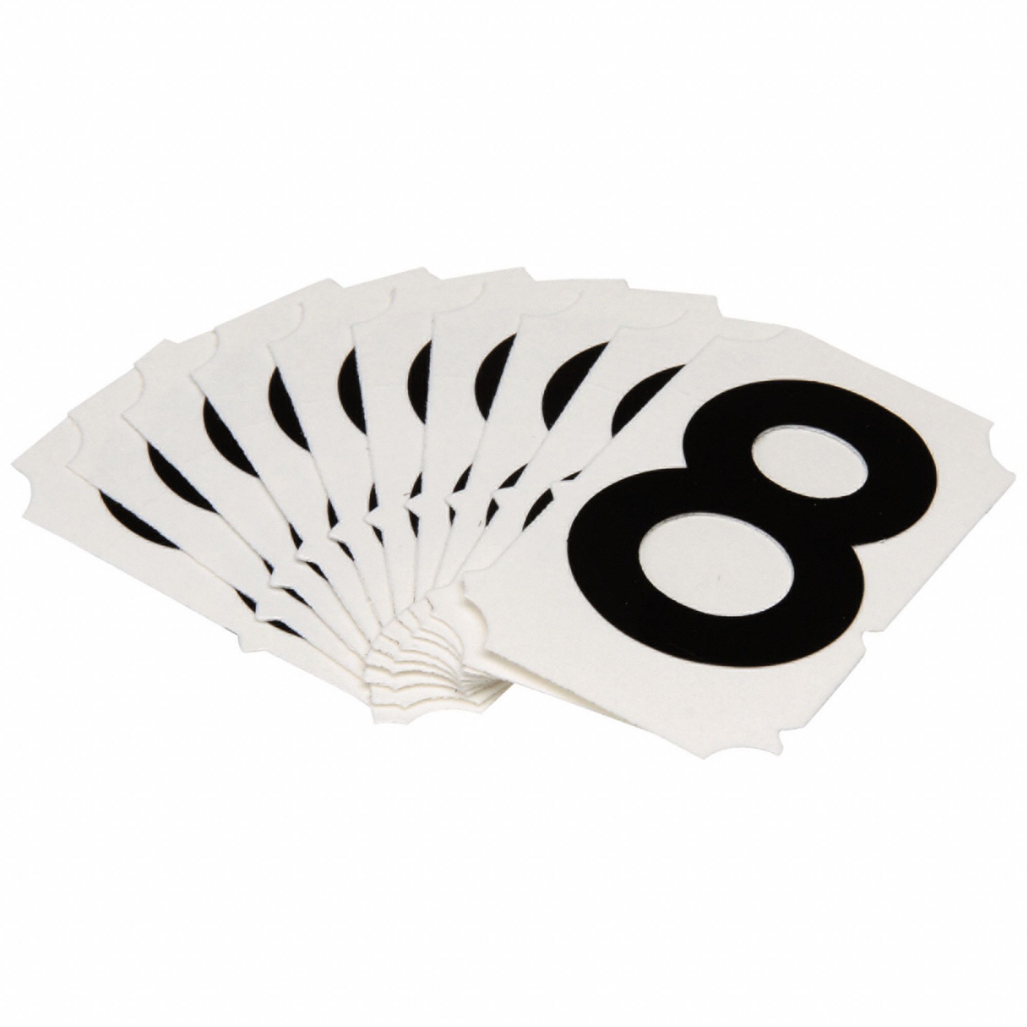 2 in Character Ht, Indoor/Outdoor, Numbers and Letters Labels - 800N78 ...