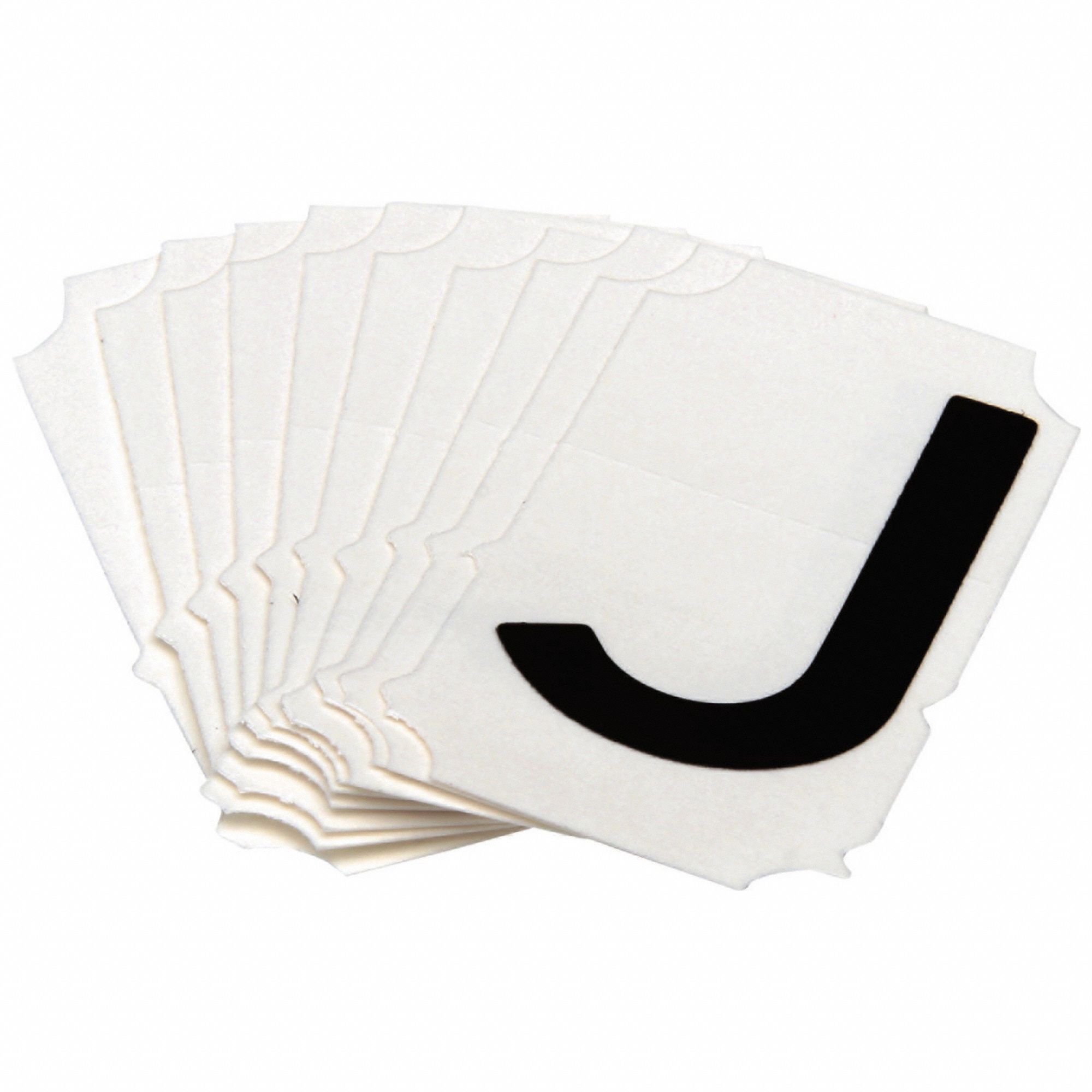 2 in Character Ht, Indoor/Outdoor, Numbers and Letters Labels - 800N90 ...