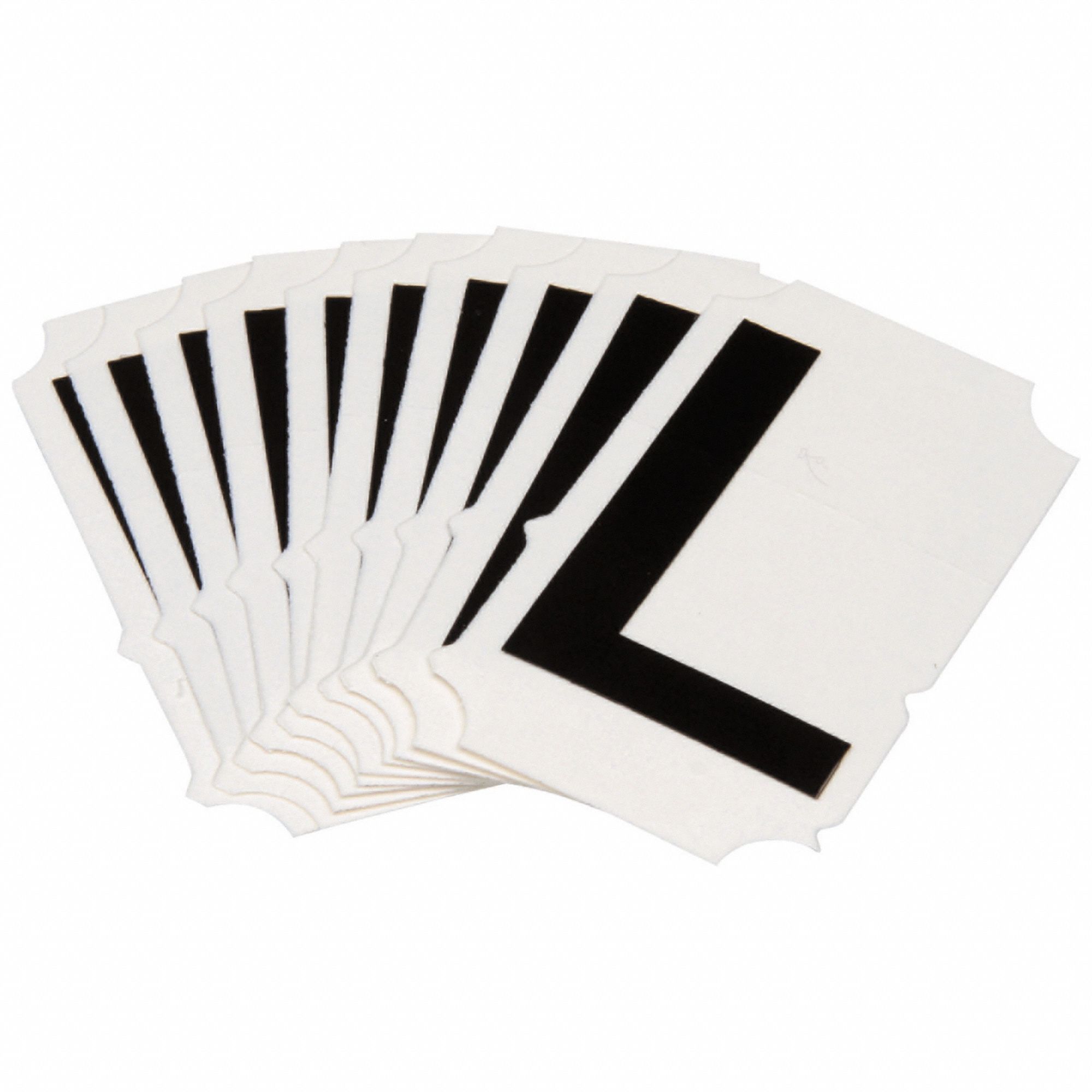 2 in Character Ht, Indoor/Outdoor, Numbers and Letters Labels - 800N92 ...