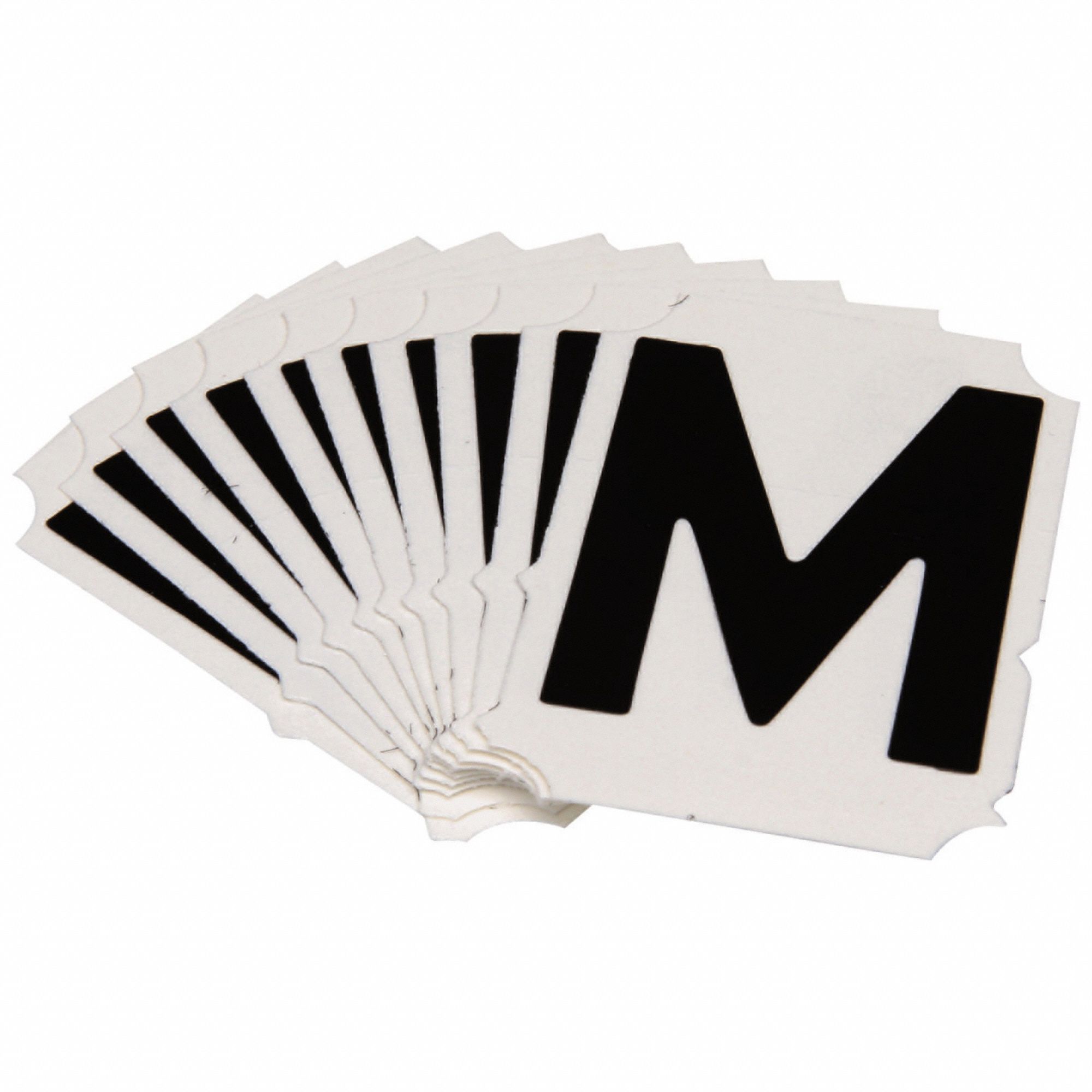 2 in Character Ht, Indoor/Outdoor, Numbers and Letters Labels - 800N93 ...