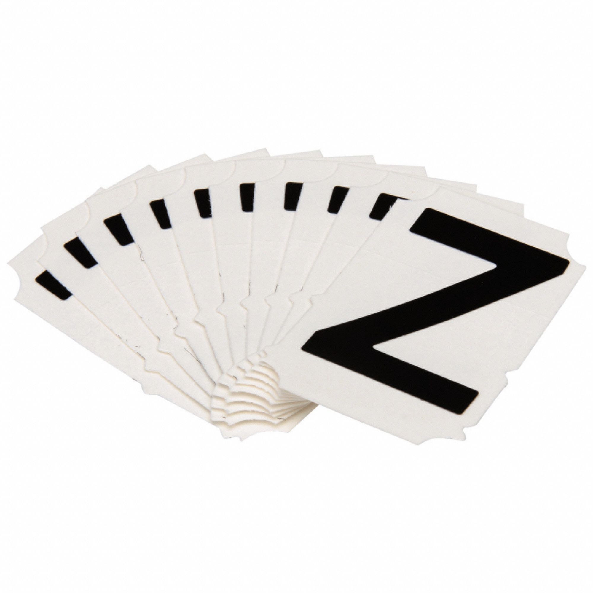 2 in Character Ht, Indoor/Outdoor, Numbers and Letters Labels - 800NA7 ...