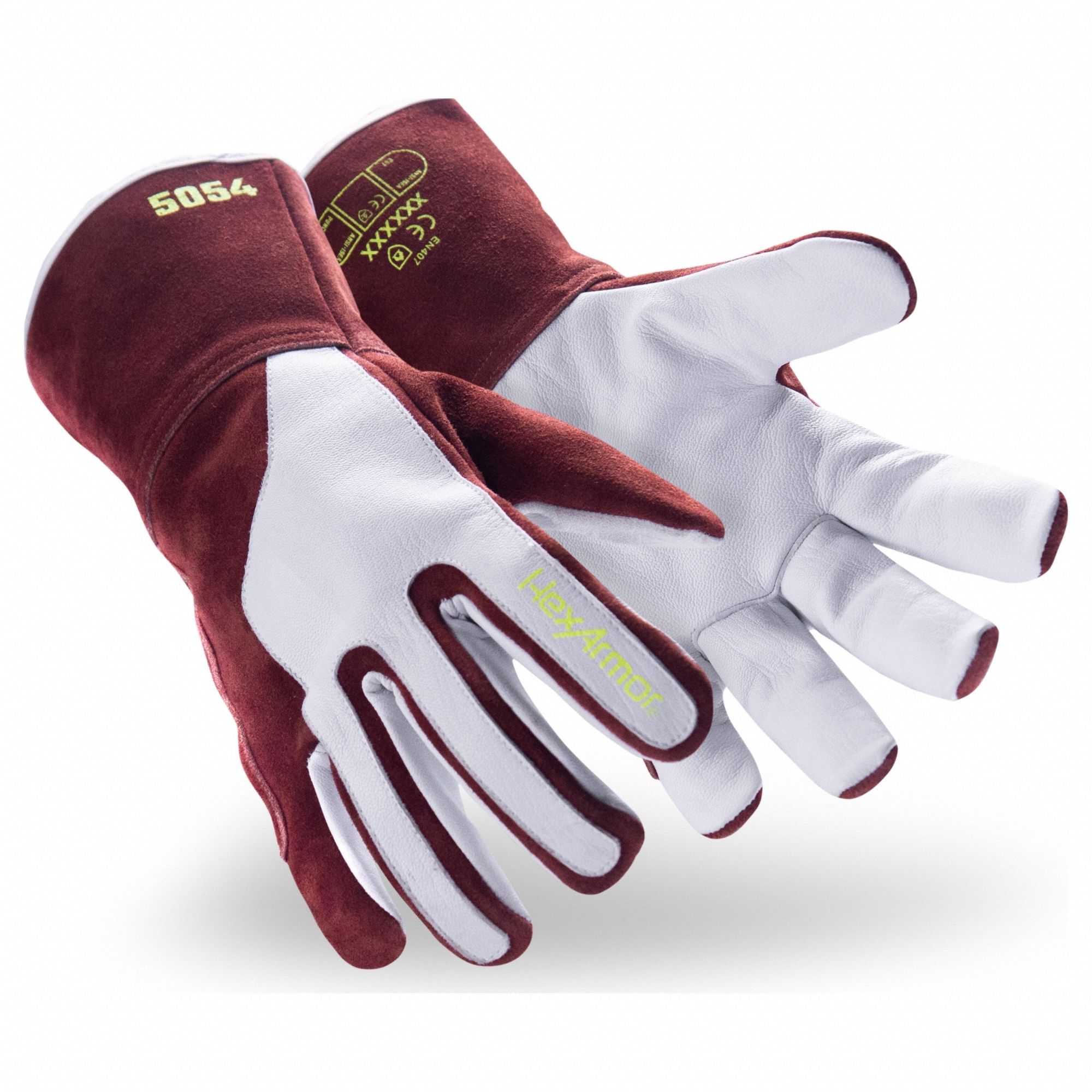 Full Thumb, Gauntlet Cuff, Welding Gloves - 804H64|5054-XL (10) - Grainger