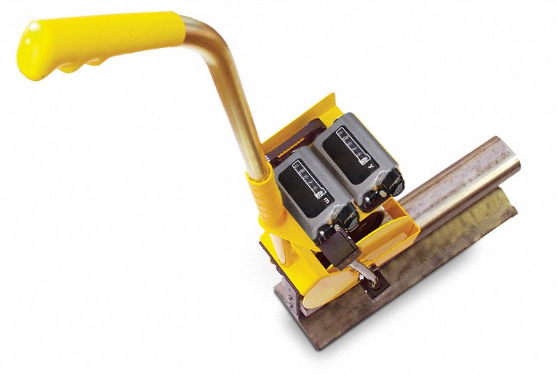 TRUMETER, 99,999 9/10 m Range, Fixed Handle Handle, Measuring Wheel ...