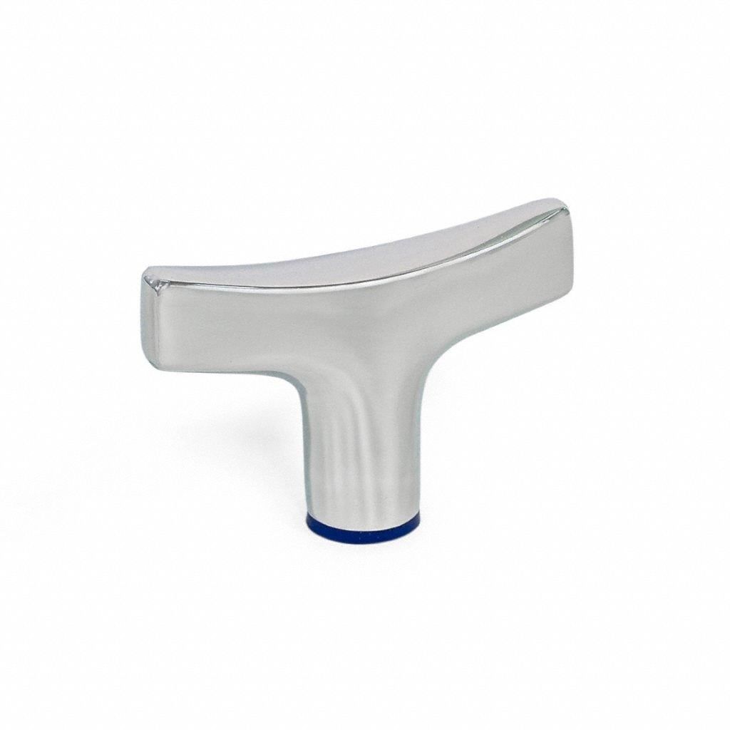 JW WINCO, T, Stainless Steel, Hand Knob - 809EY4|5064-63-M6-PL-H - Grainger