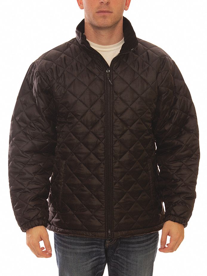 Jacket,Quilted Insulated,2XL,Black - Grainger