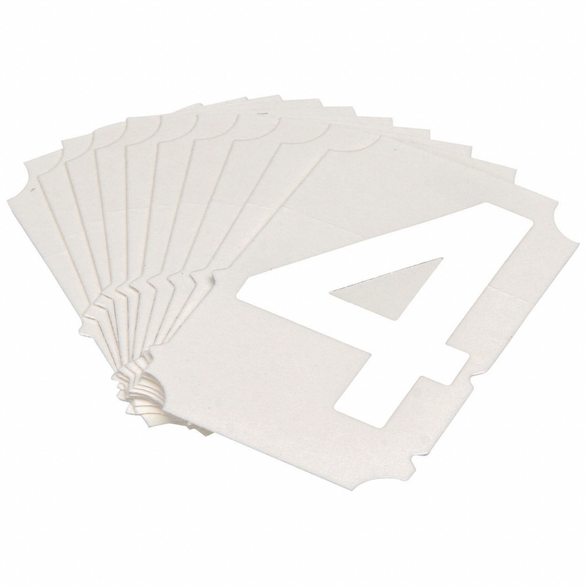 2 in Character Ht, Indoor/Outdoor, Numbers and Letters Labels - 800NC2 ...