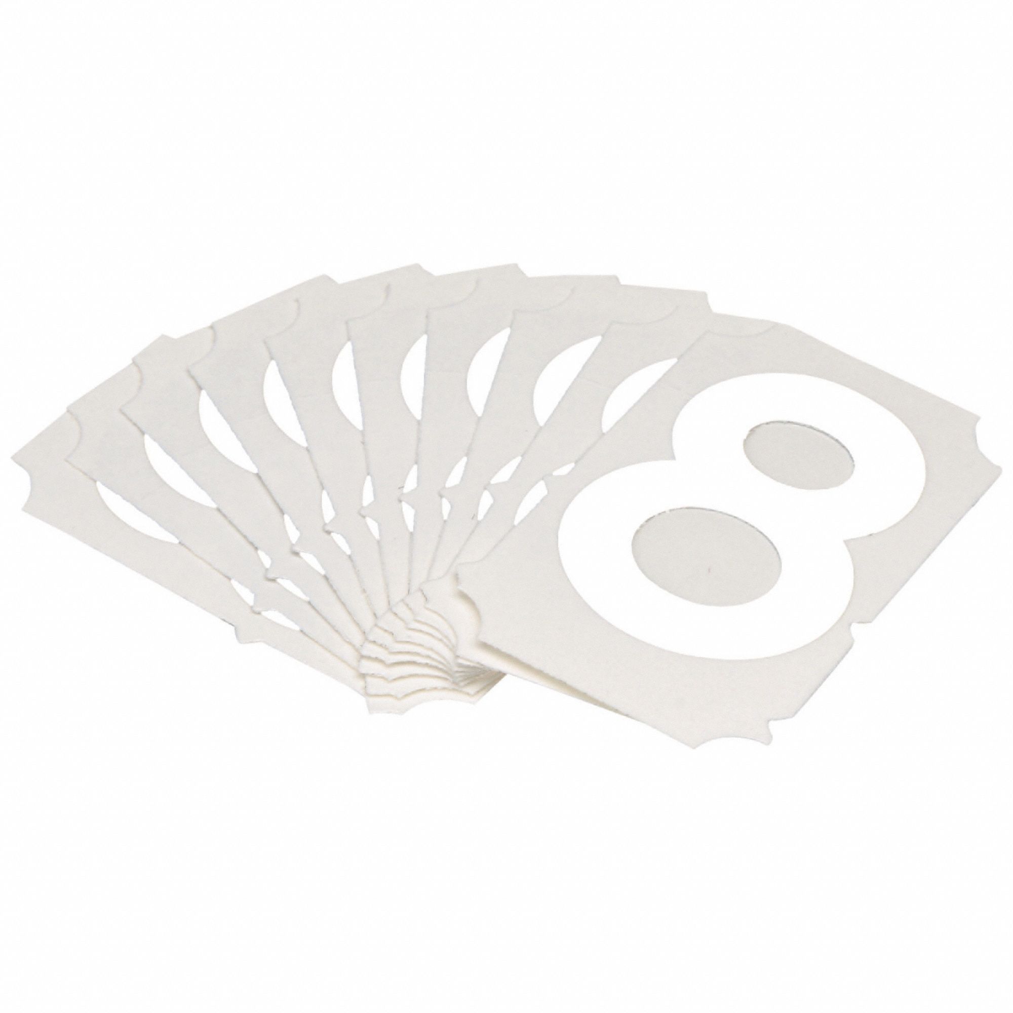 2 in Character Ht, Indoor/Outdoor, Numbers and Letters Labels - 800NC6 ...