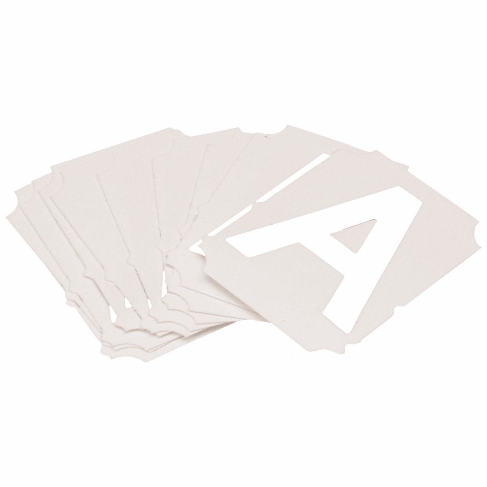 2 in Character Ht, Indoor/Outdoor, Numbers and Letters Labels - 800NC8 ...