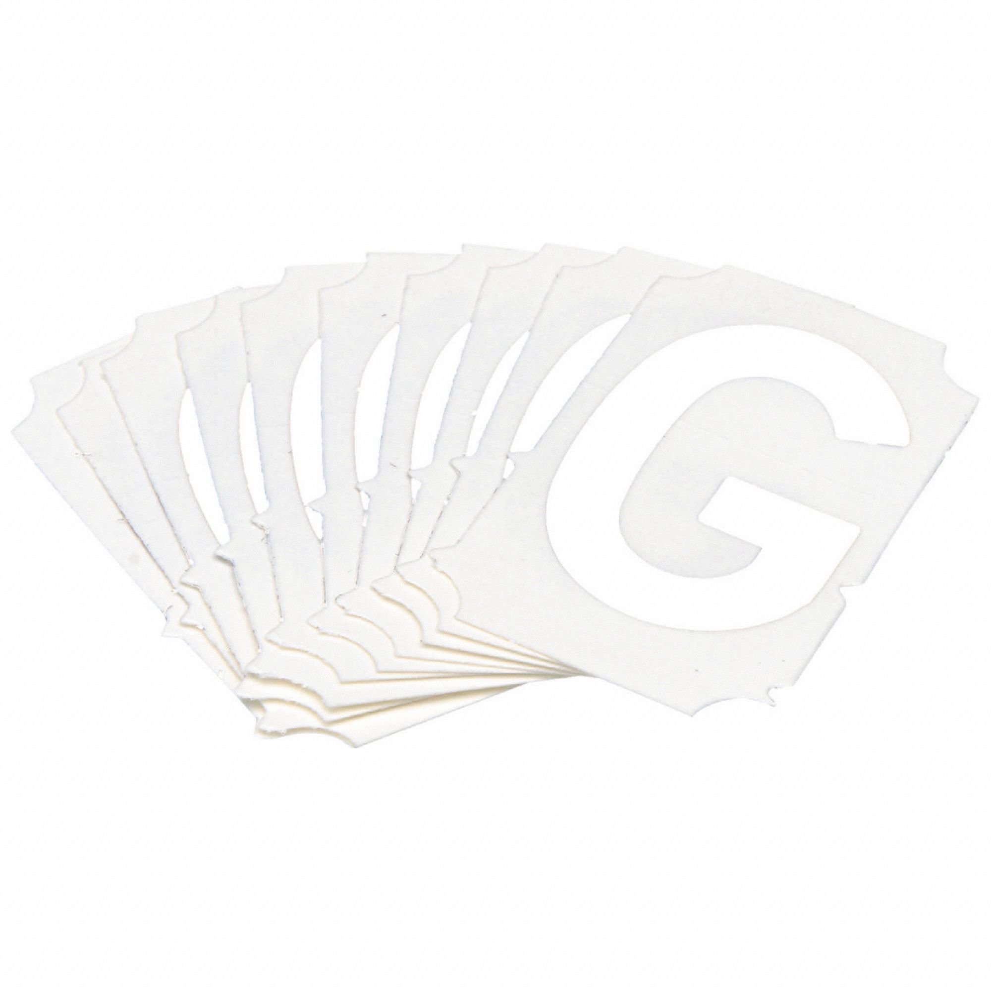 2 in Character Ht, Indoor/Outdoor, Numbers and Letters Labels - 800P61 ...