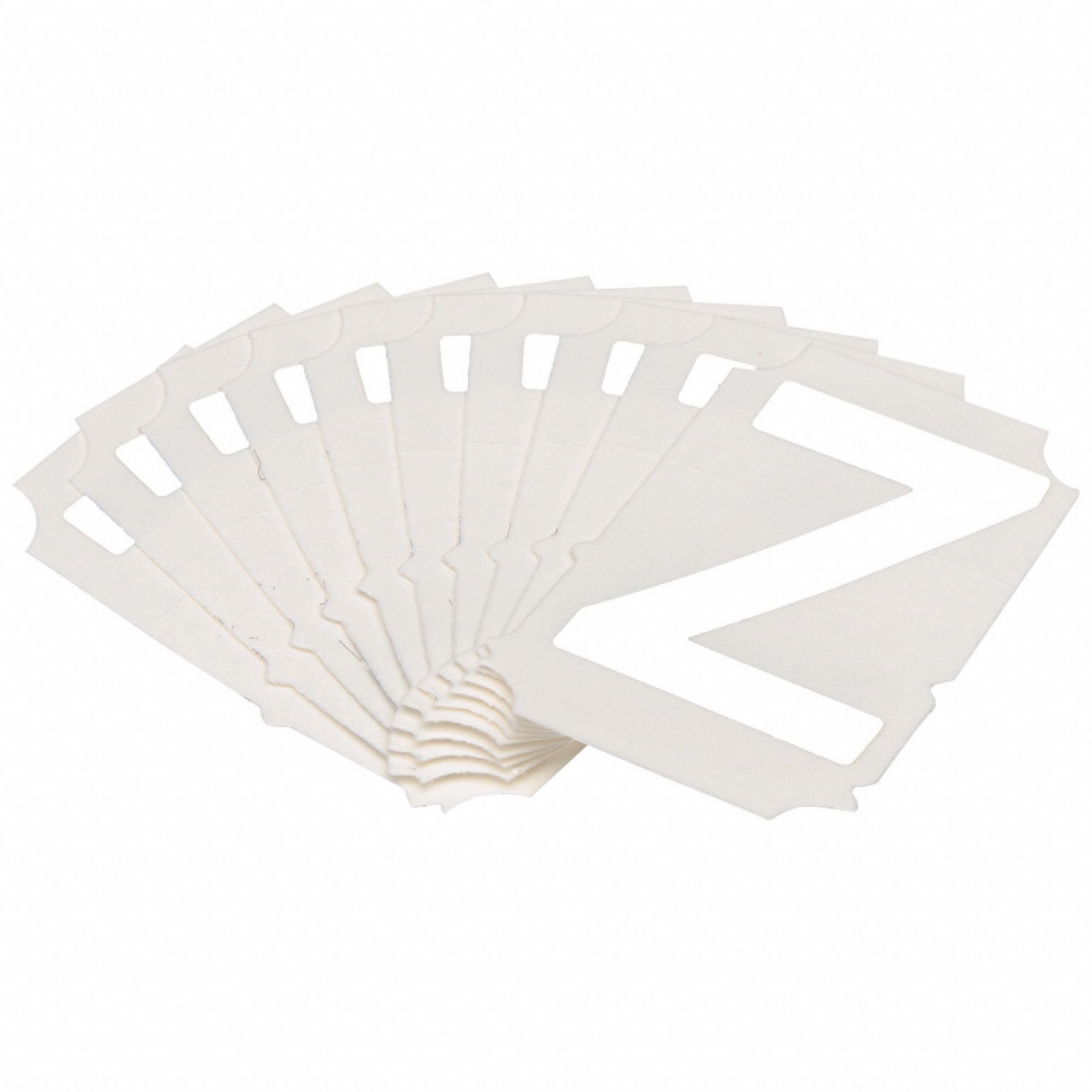 2 in Character Ht, Indoor/Outdoor, Numbers and Letters Labels - 800NE3 ...