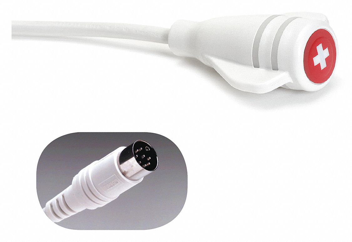 CREST HEALTHCARE SUPPLY, 8-Pin DIN, 8904W-8, Call Cord - 508M22|8904W-8 ...