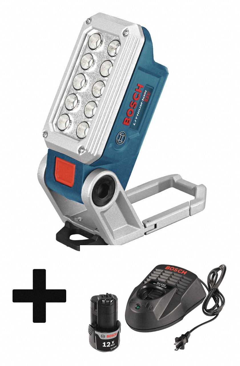 BOSCH, 12V MAX, Battery Included, Cordless Work Light Kit - 508V26|FL12 ...