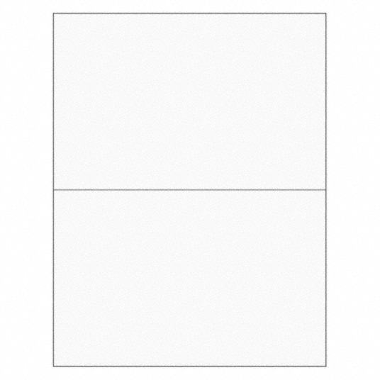 Blockout Laser Label,8-1/2x5-1/2",PK200 - 50KX90|LL292 - Grainger