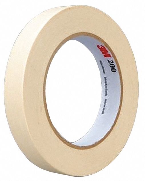 3M, Light Duty, Crepe Paper Tape,3" x 60 yd. - 50GZ83|200 - Grainger