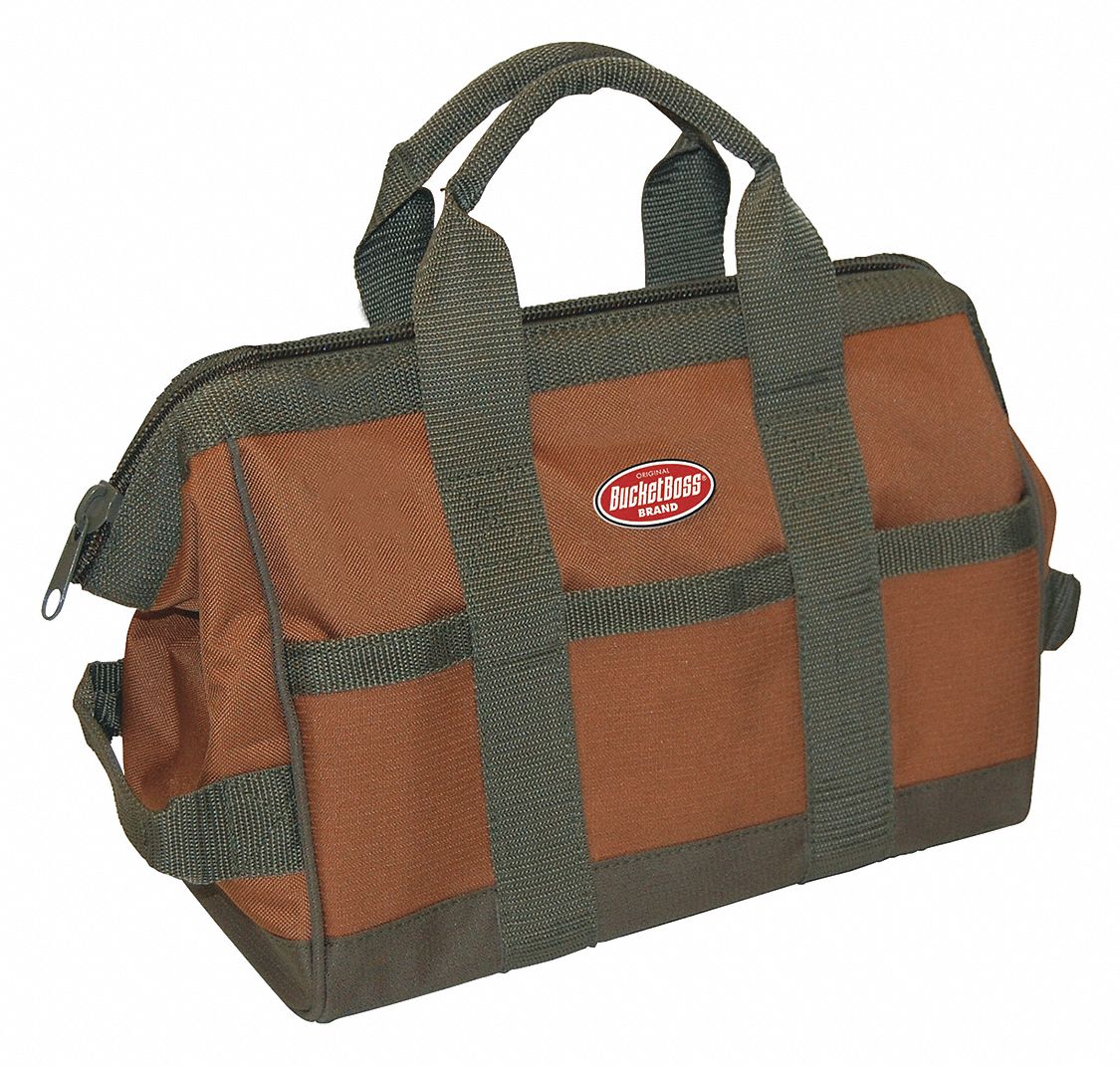 BUCKET BOSS, Tool Bag,16 Pocket,12" x 7" x 9" - 50HA40|60012 - Grainger