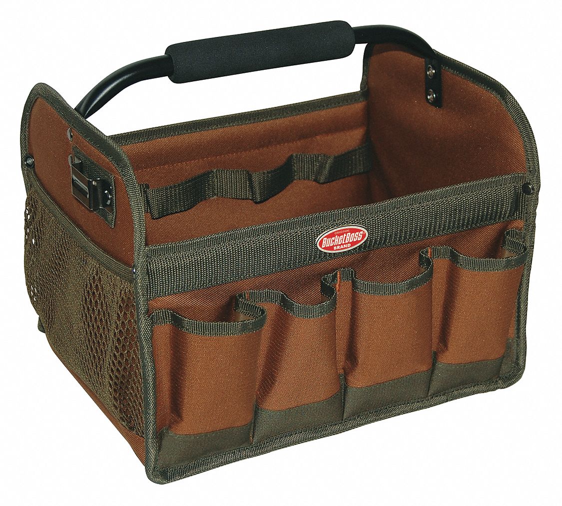BUCKET BOSS, Tool Tote,Hard,23 Pocket,12 x 10 x 11 - 50HA45|70012 ...