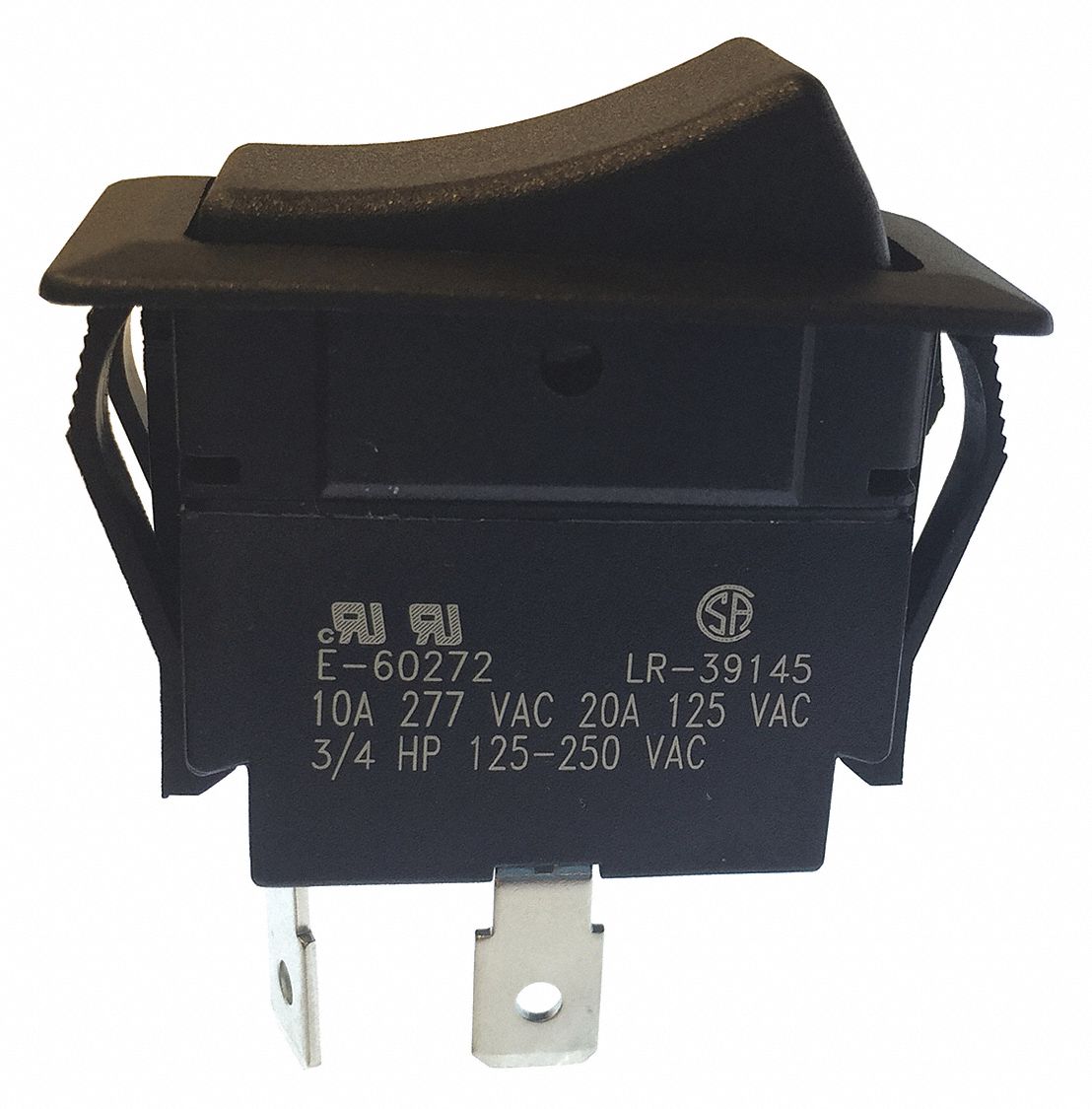 GARDNER BENDER, Rocker Switch,SPST,20A,125VAC,On/Off - 50HY50|GSW-45 ...