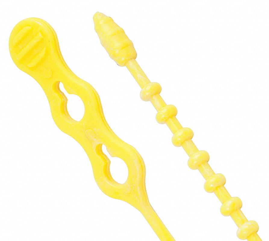 GARDNER BENDER, Yellow, 12 in Lg, Beadle Wrap - 50HZ04|45-12BEADYW ...