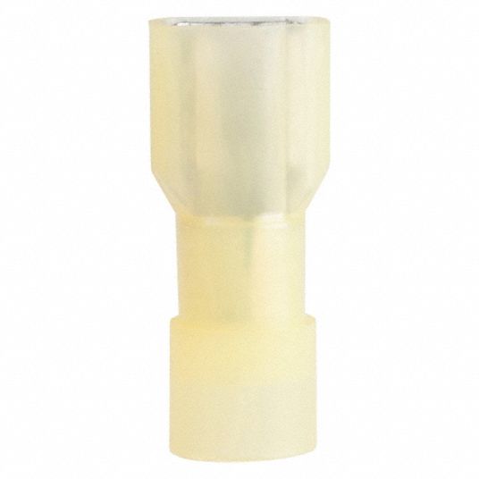 Disconnect,Female,10 to 12 AWG,Yllw,PK50, PK 50 - Grainger