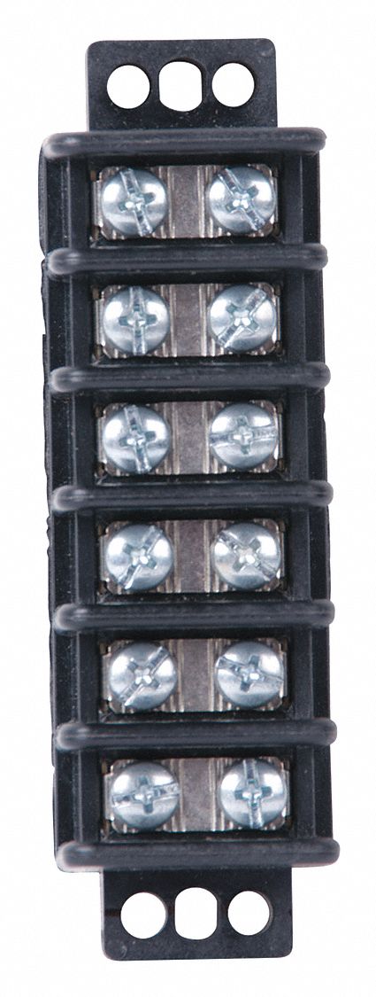 Terminal Block,6-Circuit,30A,600V - Grainger