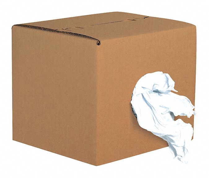 PARTNERS BRAND, Recycled, White, Box of Rags,Reclaimed White Knit,PK10 ...