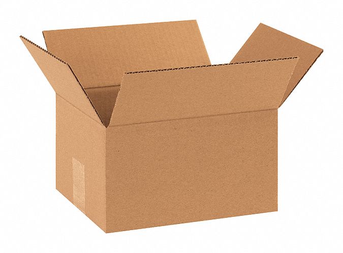 Corrugated Boxes,10x8x6",PK25 - Grainger