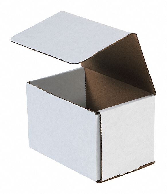 6x5x4 in, White, Literature Mailer - 52RR58|M654 - Grainger