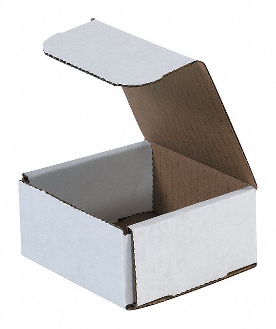 4x4x2 in, White, Literature Mailer - 52RR42|M442 - Grainger